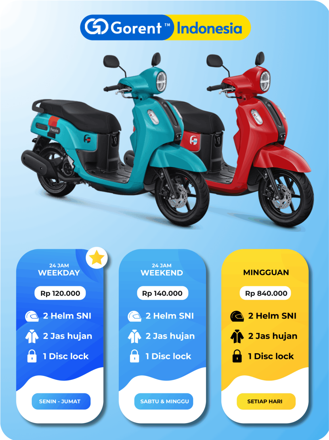 Yamaha Fazio - Gorent Indonesia